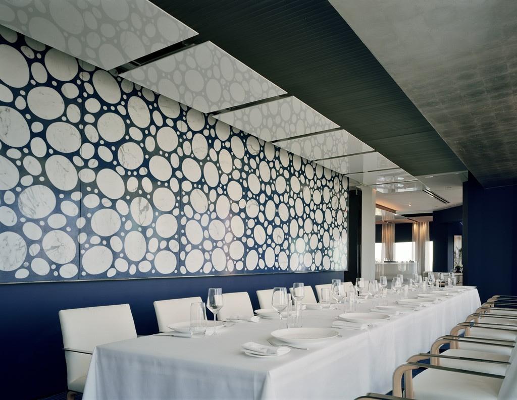 Reflective Ceiling Clouds – NEWMAT Stretch Ceiling & Wall Systems